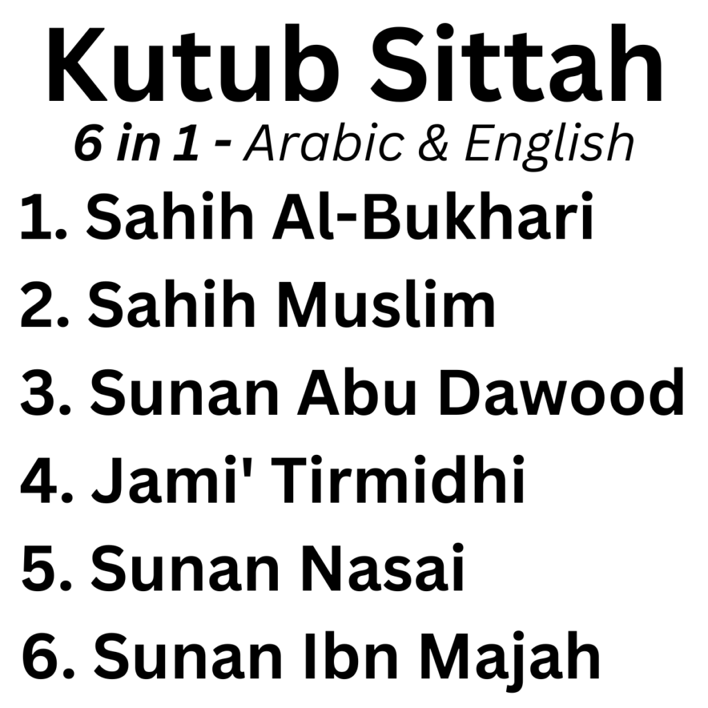Kutub Sittah (6 in 1) - Sunnah Sak